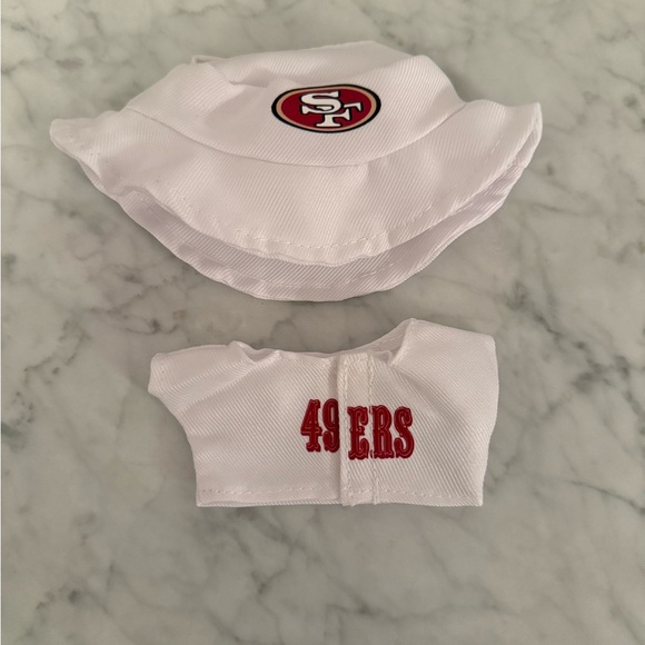 Toys | 49ers Labubu White Bucket Hat And Top Set | Poshmark